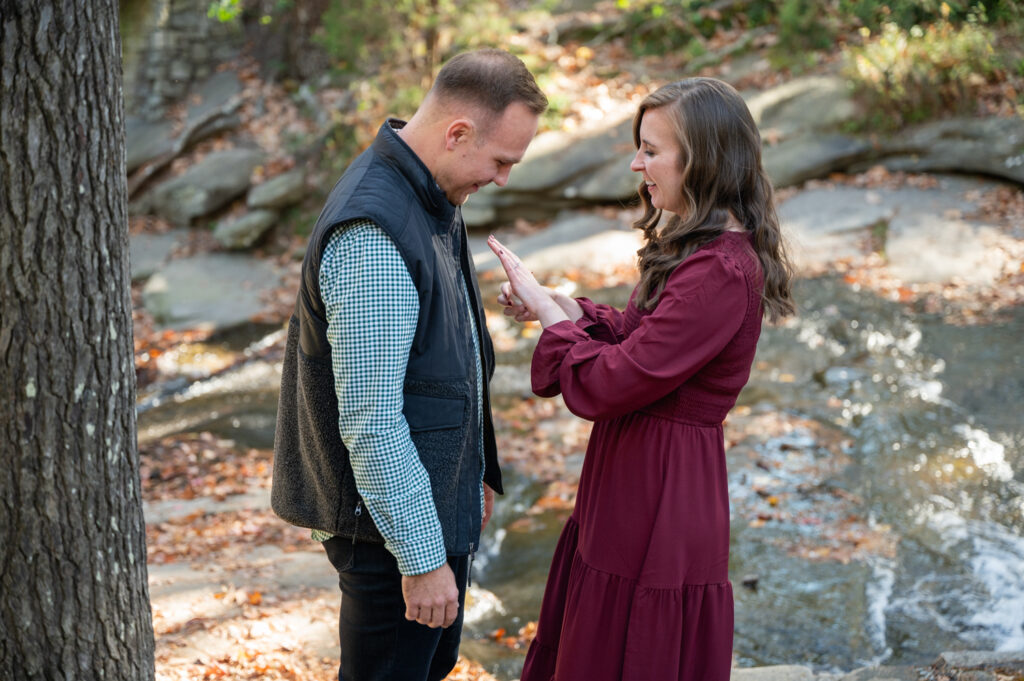 Proposal at Stone Mountain | Ellen and Jason - Mandi Mitchell